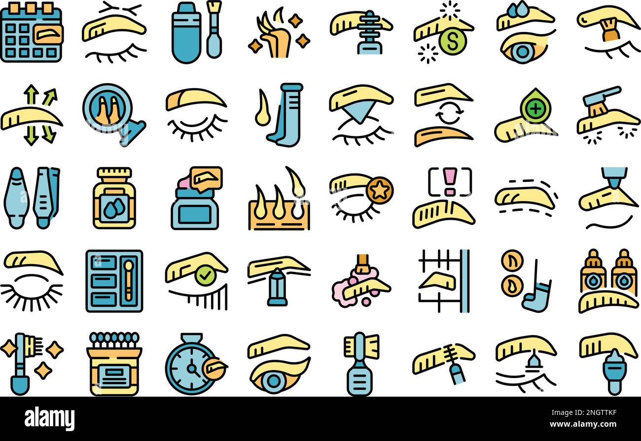 Eyebrow threading Stock Vector Images - Alamy