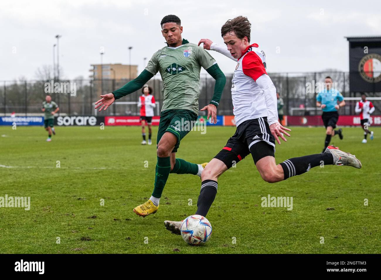 Rotterdam - Leo Sauer during the match between Feyenoord O21 and PEC ...