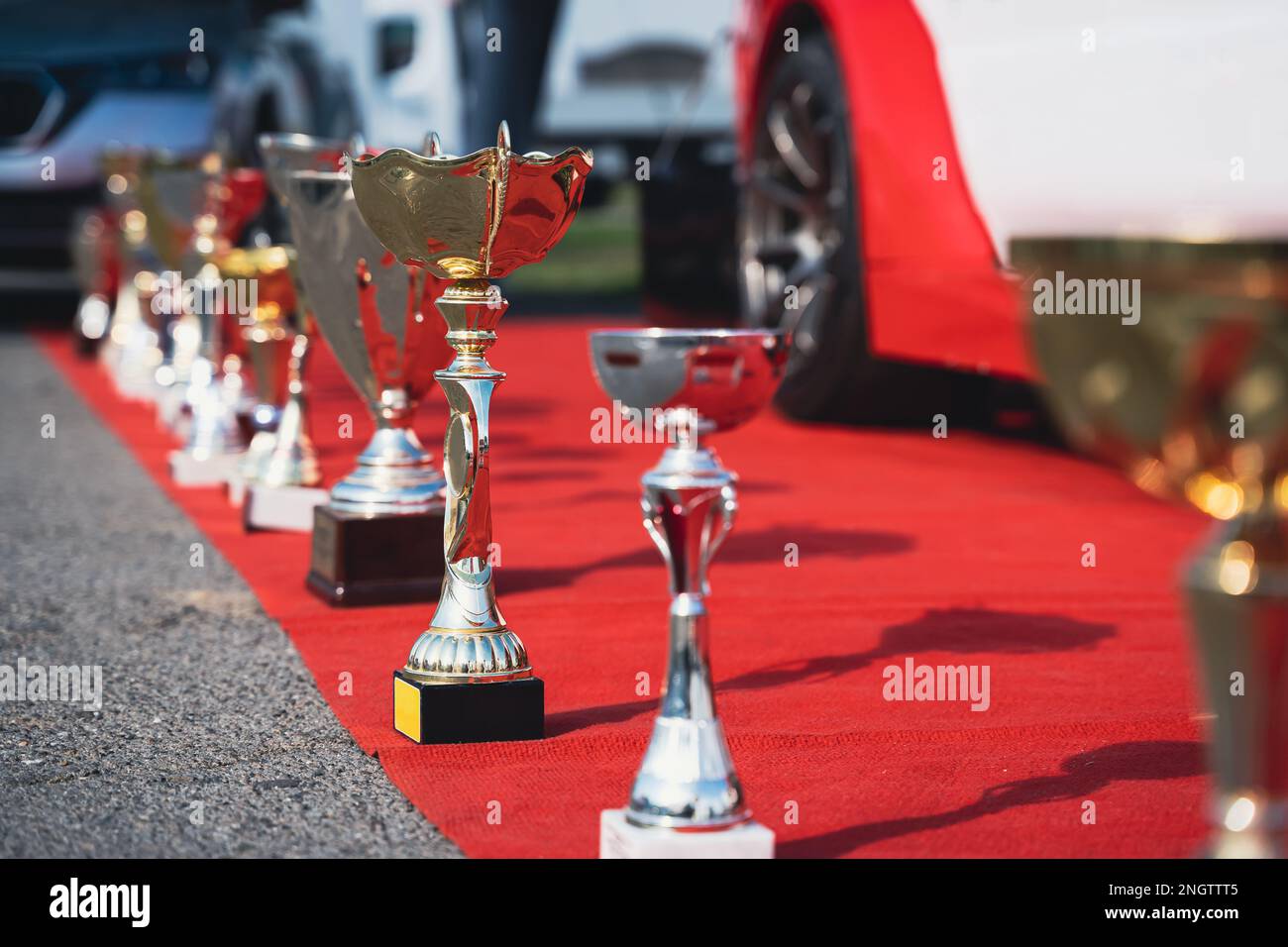 Golden goal display hi-res stock photography and images - Alamy