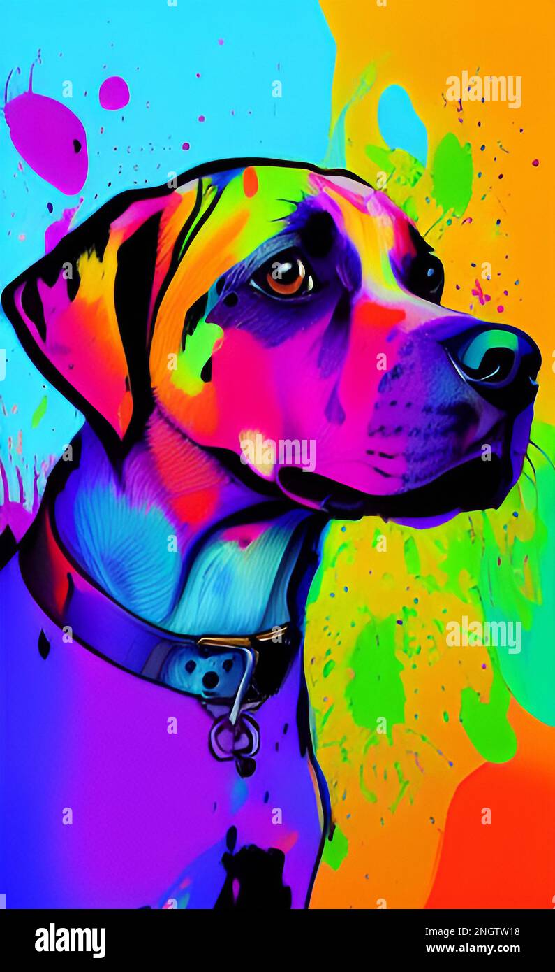Acrylic painting vector vectors hi-res stock photography and images - Alamy