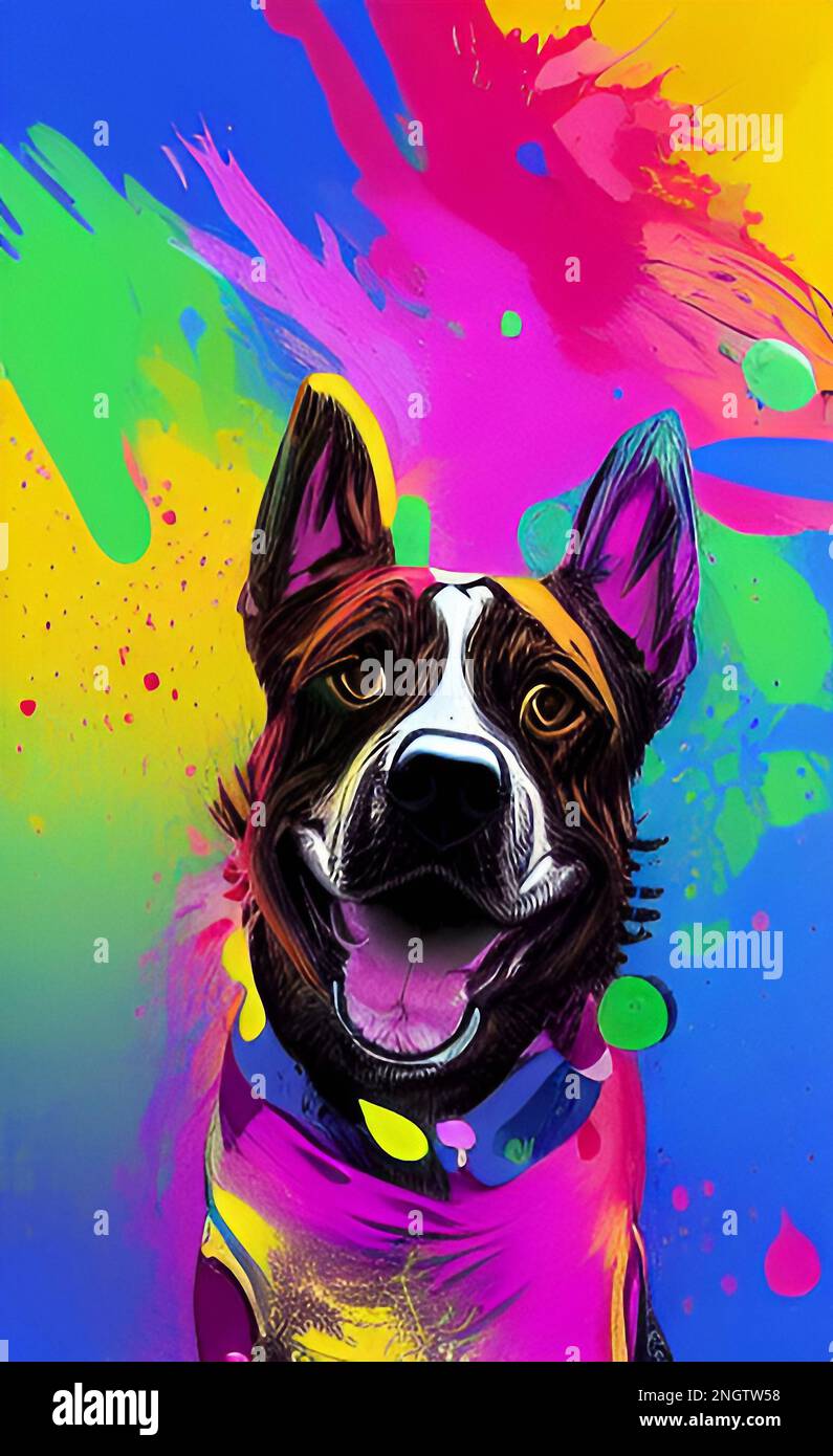 Acrylic painting vector vectors hi-res stock photography and images - Alamy