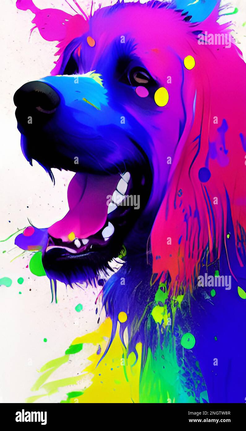 Acrylic painting vector vectors hi-res stock photography and images - Alamy
