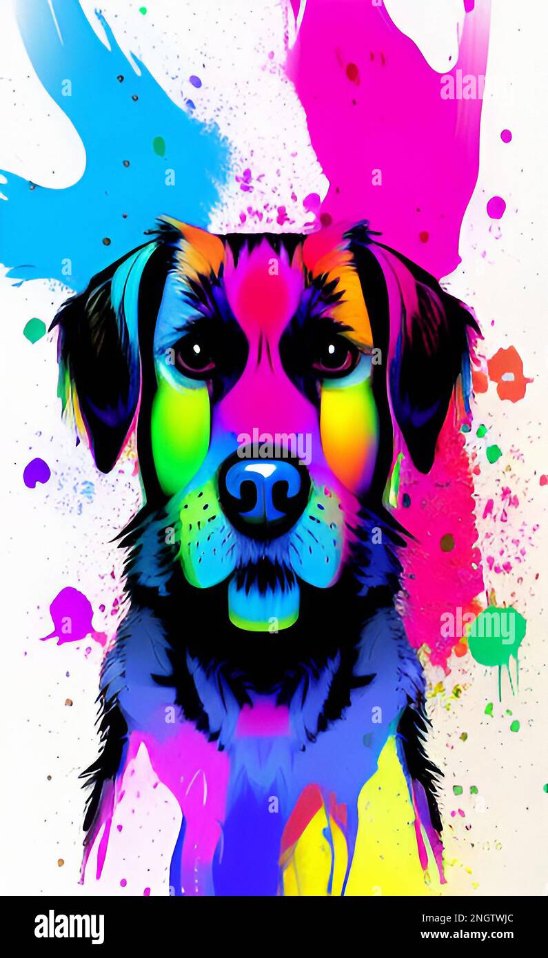 Acrylic painting vector vectors hi-res stock photography and images - Alamy