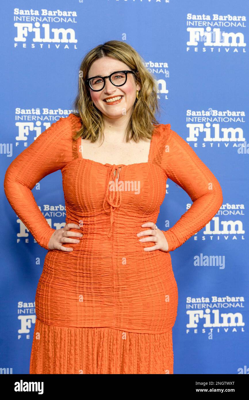 Director Chandler Levack arrives at the 2023 Santa Barbara ...