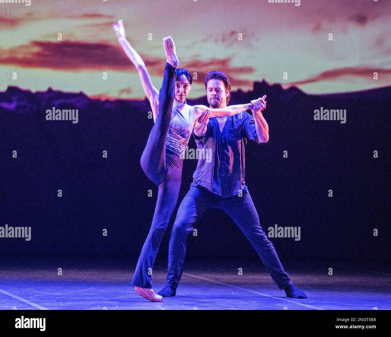 London UK 19 Feb 2023 Lucia Lacarra and Matthew Golding ,Borealis ...