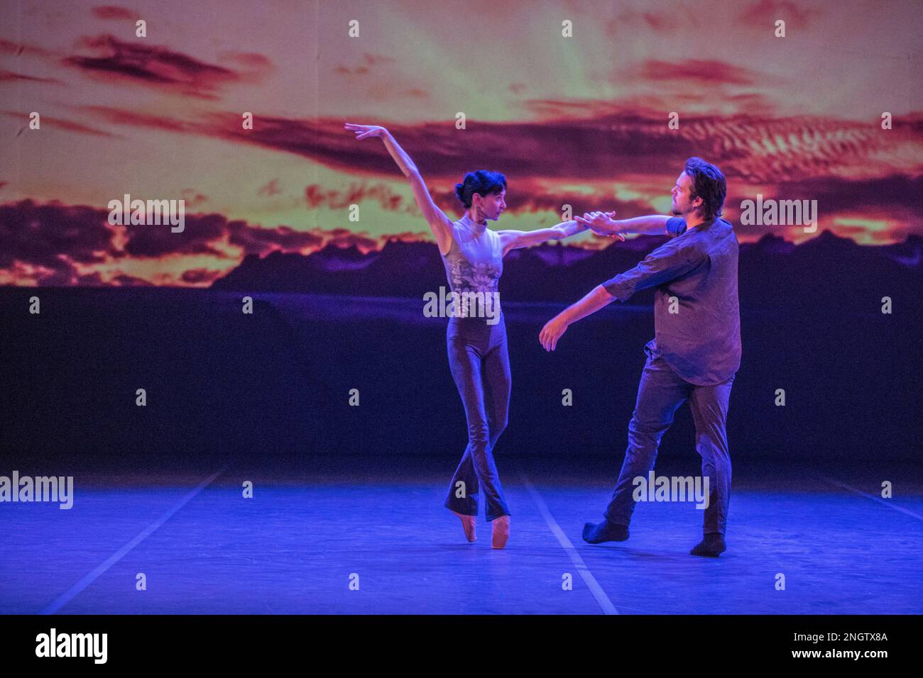 London UK 19 Feb 2023 Lucia Lacarra and Matthew Golding ,Borealis ...