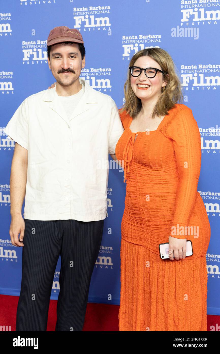 Rico Moran and Chandler Levack arrives at the 2023 Santa Barbara ...