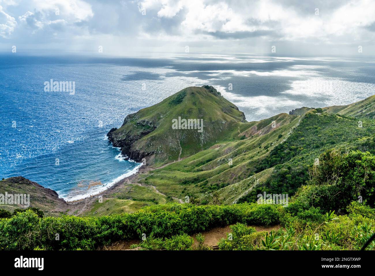 Daily life in The Bottom on Dutch Caribbean Island Saba. (Photo by DPPA ...