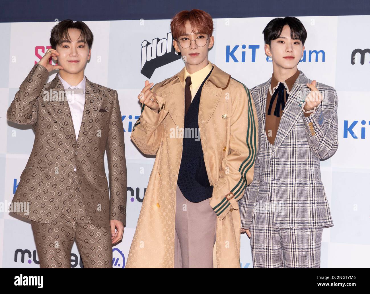 Seoul, South Korea. 18th Feb, 2023. South Korean Seungkwan, DK and ...