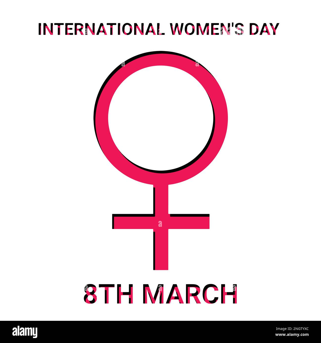 International women's day poster Cut Out Stock Images & Pictures - Alamy