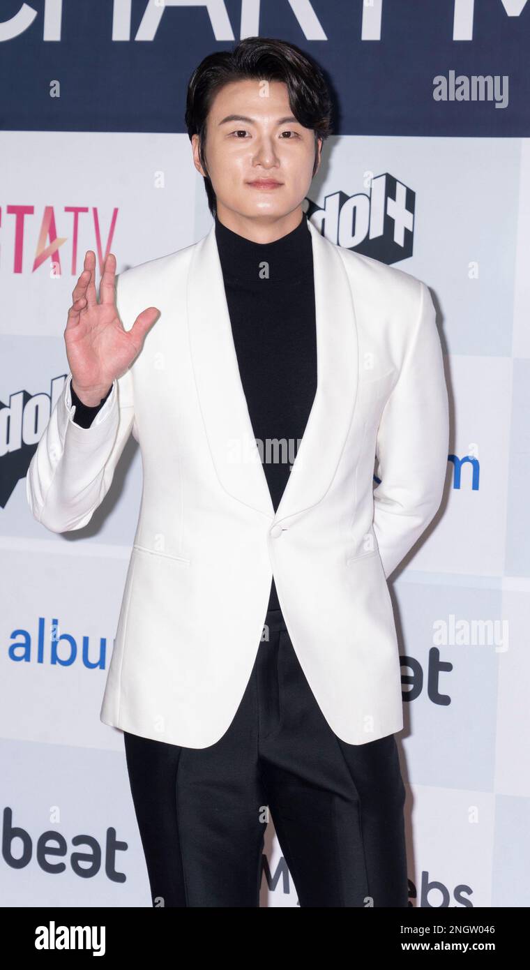 18 February 2023 - Seoul, South Korea : South Korean actor Shin Seung-ho, arrived red carpet ...