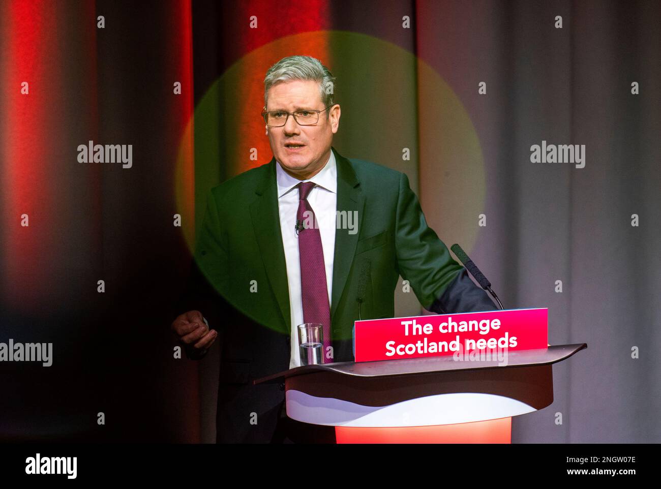 Labour party leader Sir Keir Starmer speaking on the third day of the ...