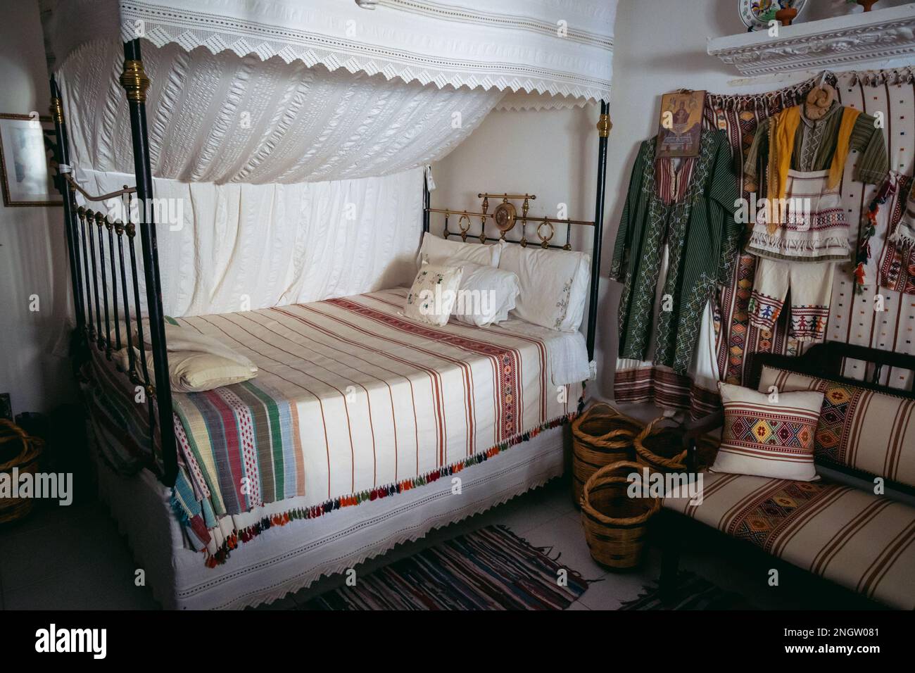 Bedroom in Sofia And Andreas Traditional House in Letymbou village in ...