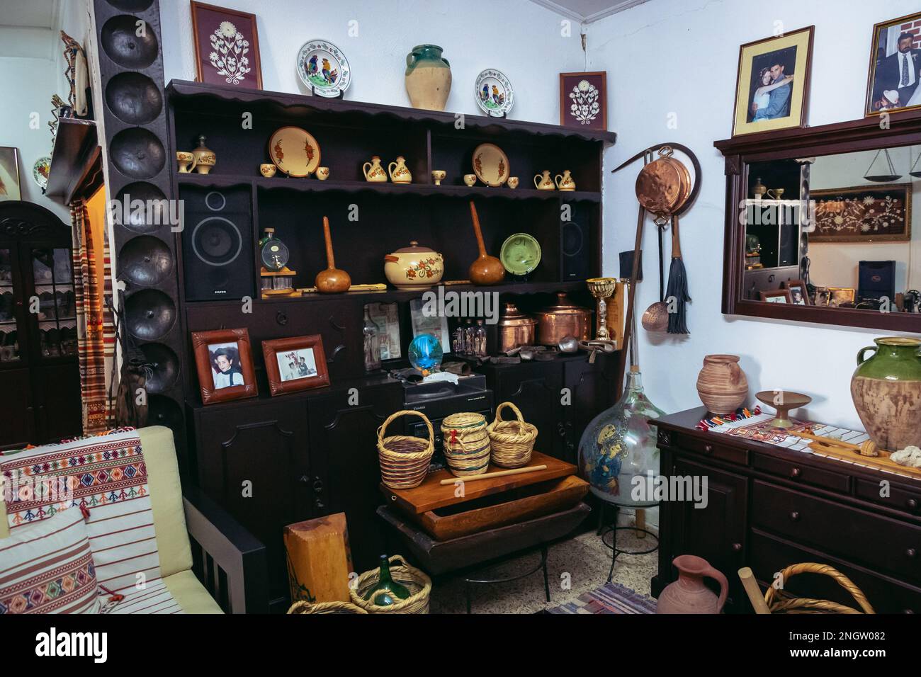 Interior of Sofia And Andreas Traditional House in Letymbou village in ...