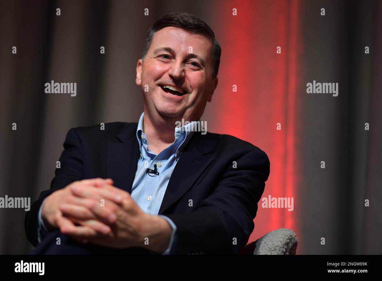 Edinburgh Scotland, UK 19 February 2023. Former MP Douglas Alexander at ...