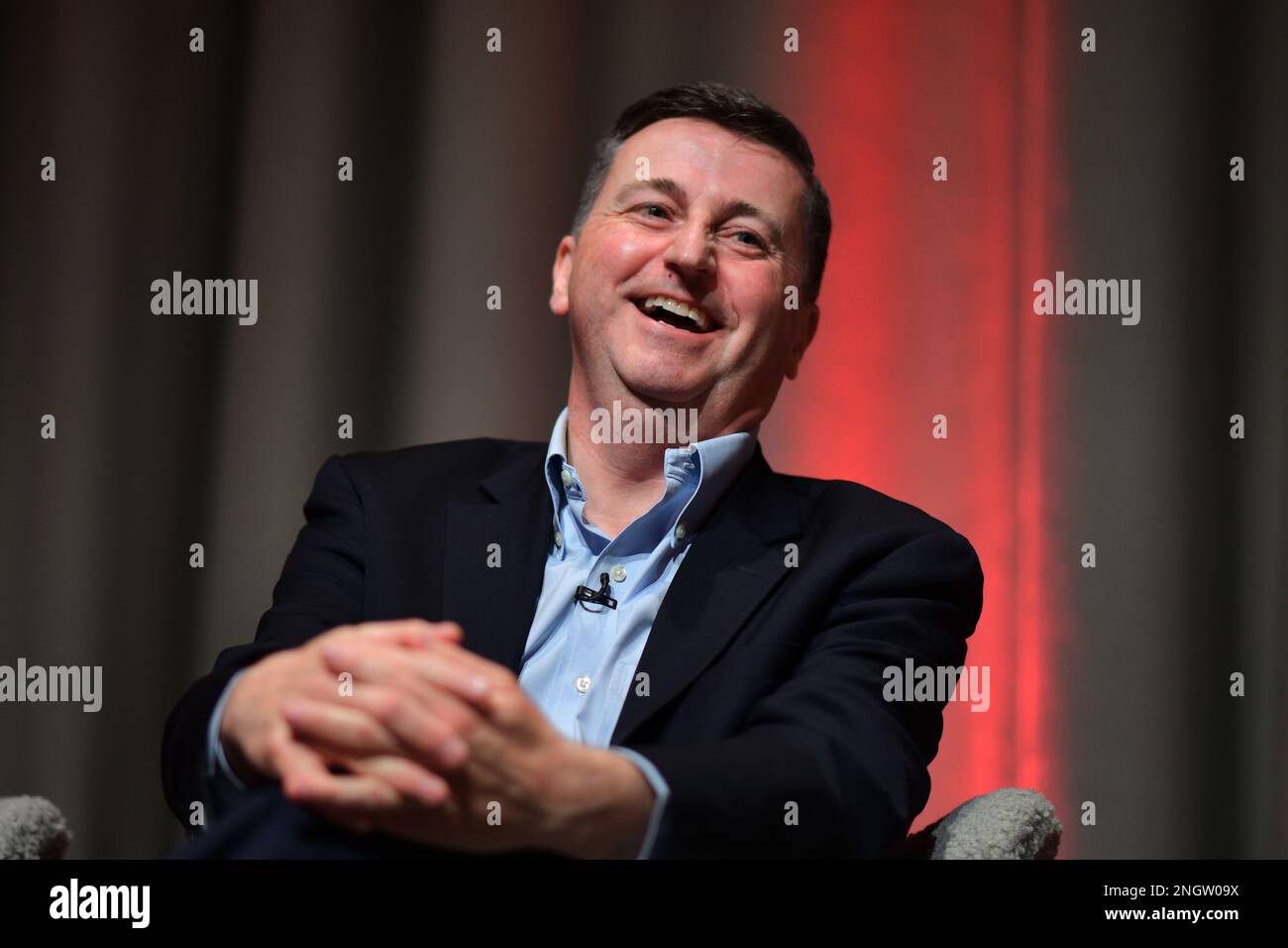 Edinburgh Scotland, UK 19 February 2023. Former MP Douglas Alexander at ...