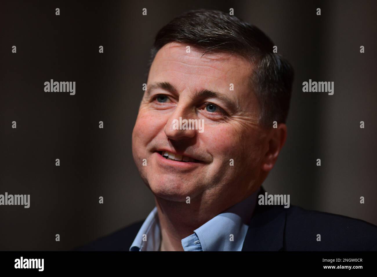 Edinburgh Scotland, UK 19 February 2023. Former MP Douglas Alexander at ...