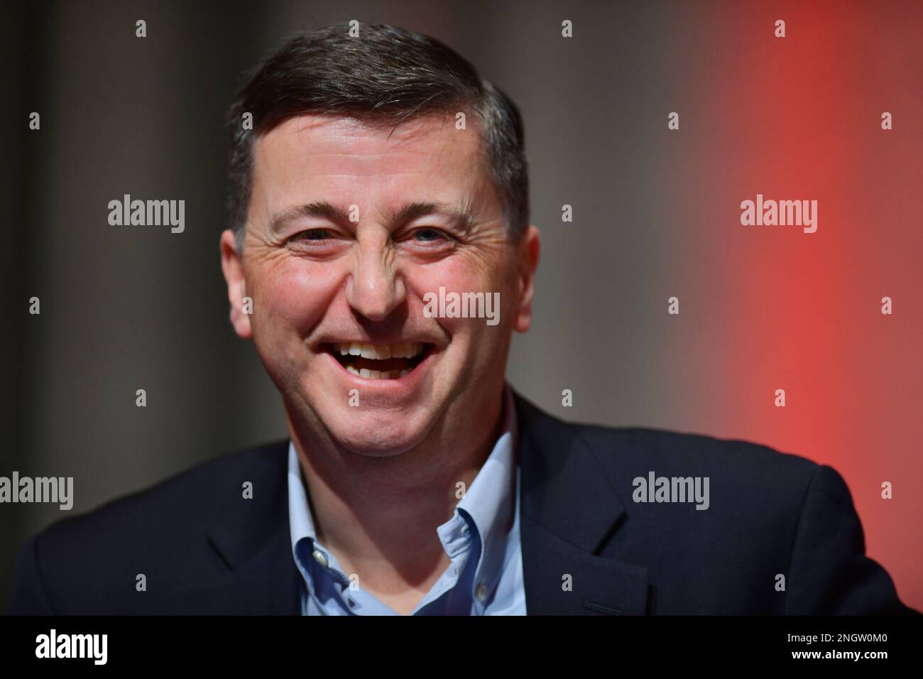 Edinburgh Scotland, UK 19 February 2023. Former MP Douglas Alexander at ...