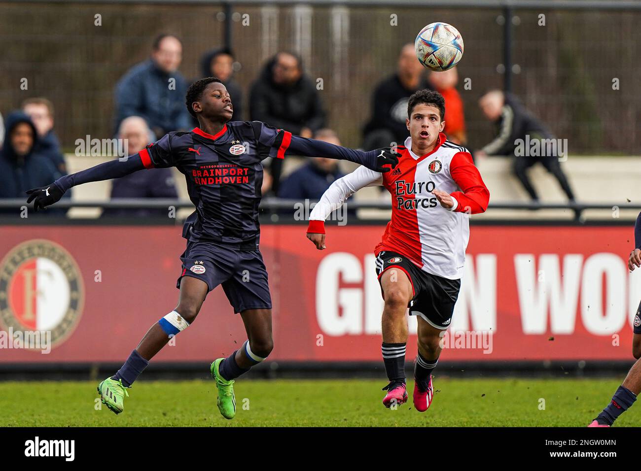 Rotterdam - Ayoub Ouarghi during the match between Feyenoord O16 and ...
