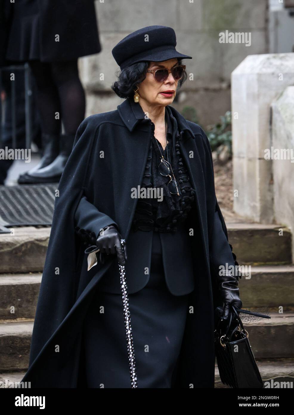 Bianca Jagger seen attending the Vivienne Westwood Memorial Service at ...