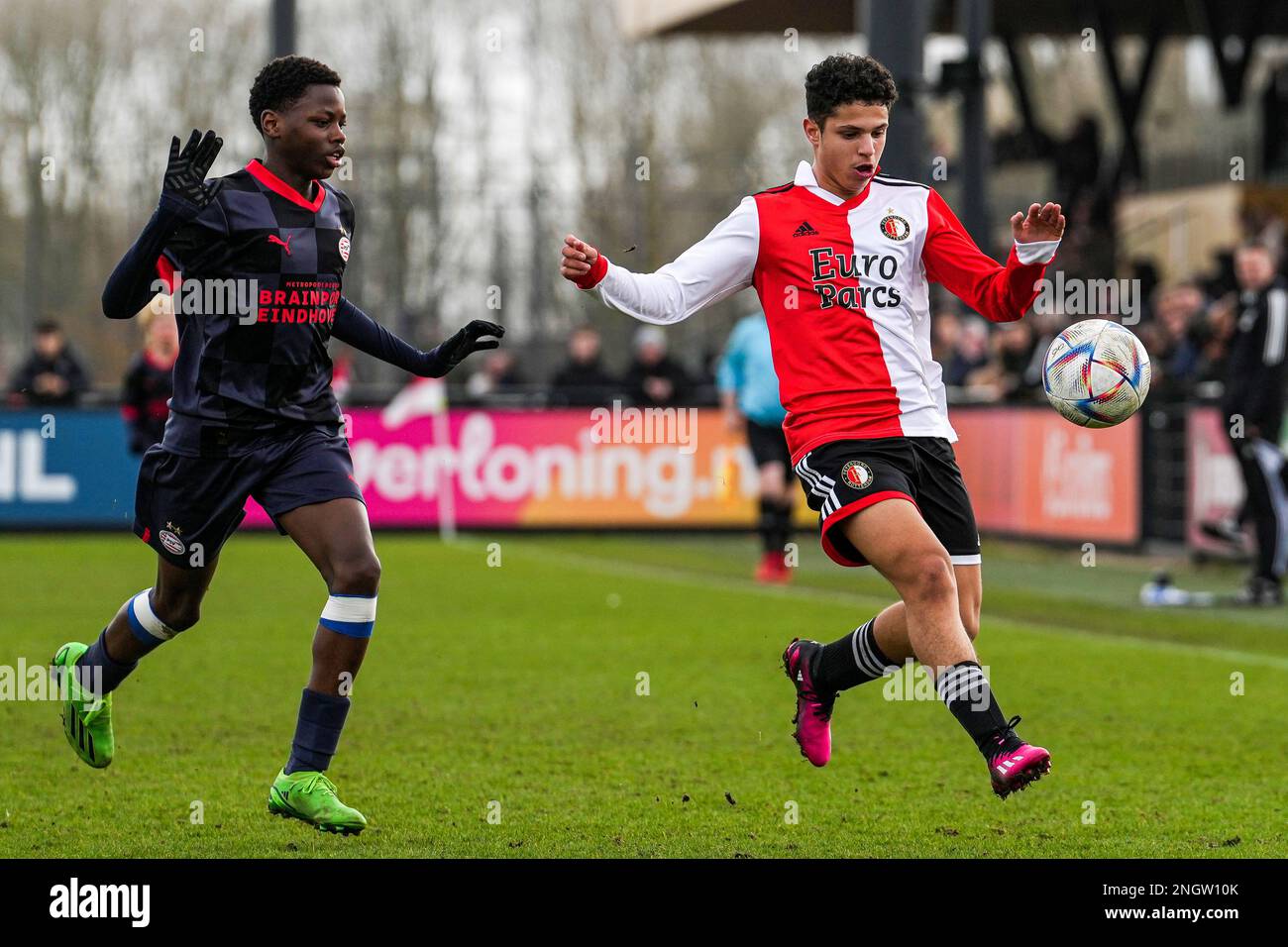 Rotterdam - Ayoub Ouarghi during the match between Feyenoord O16 and ...