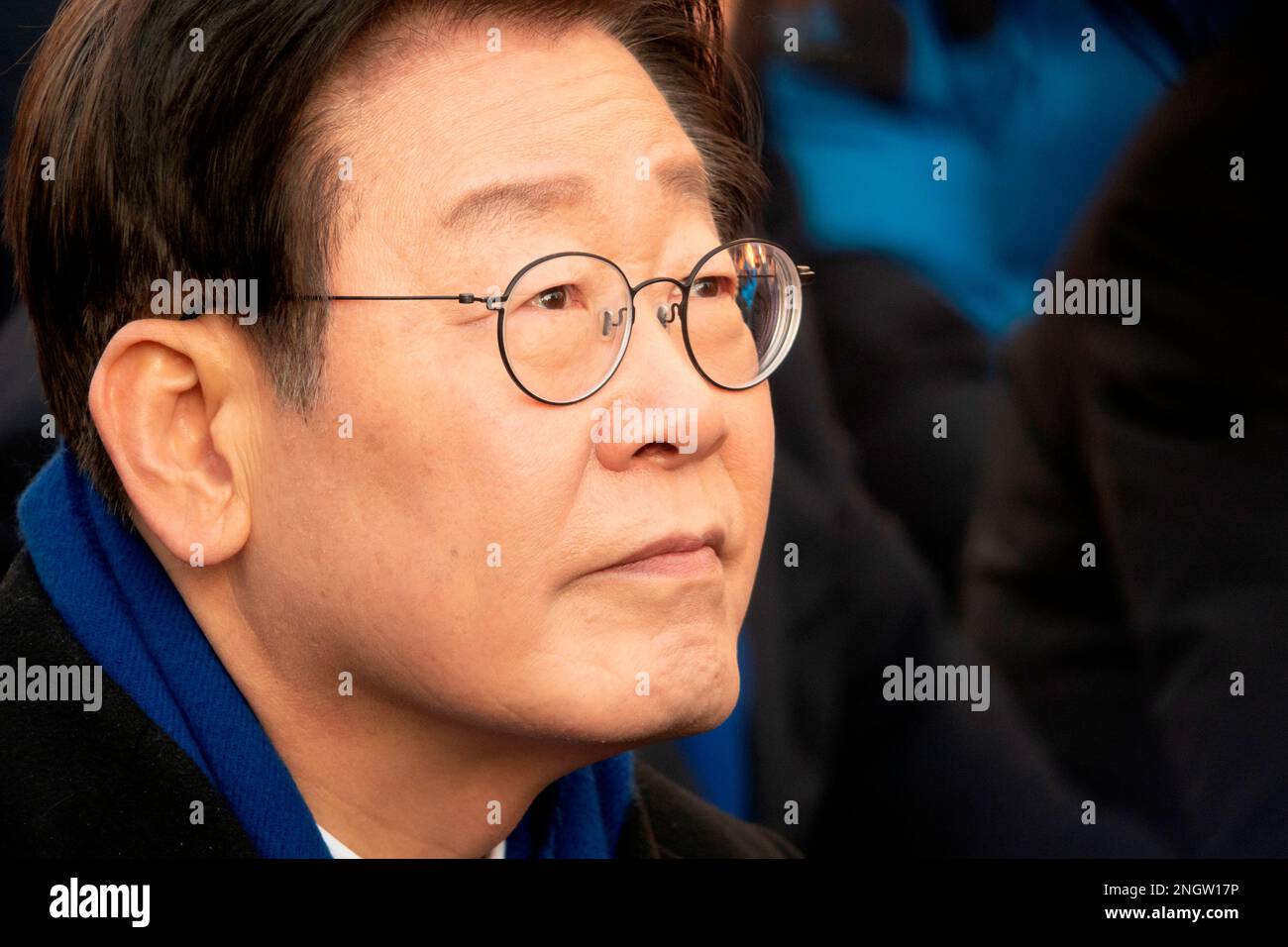 Lee Jae-Myung, Feb 4, 2023 : Leader of South Korea's main opposition Democratic Party (DP), Lee ...