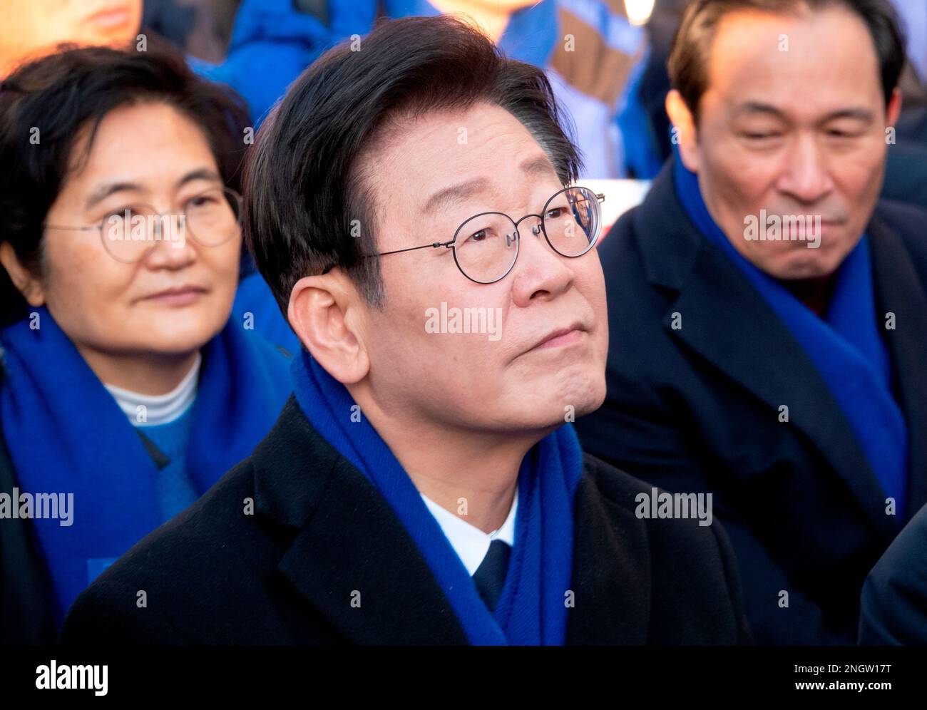 Lee Jae-Myung, Feb 4, 2023 : Leader of South Korea's main opposition Democratic Party (DP), Lee ...