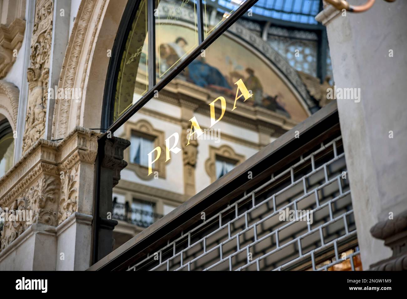 Prada store milan hi-res stock photography and images - Alamy