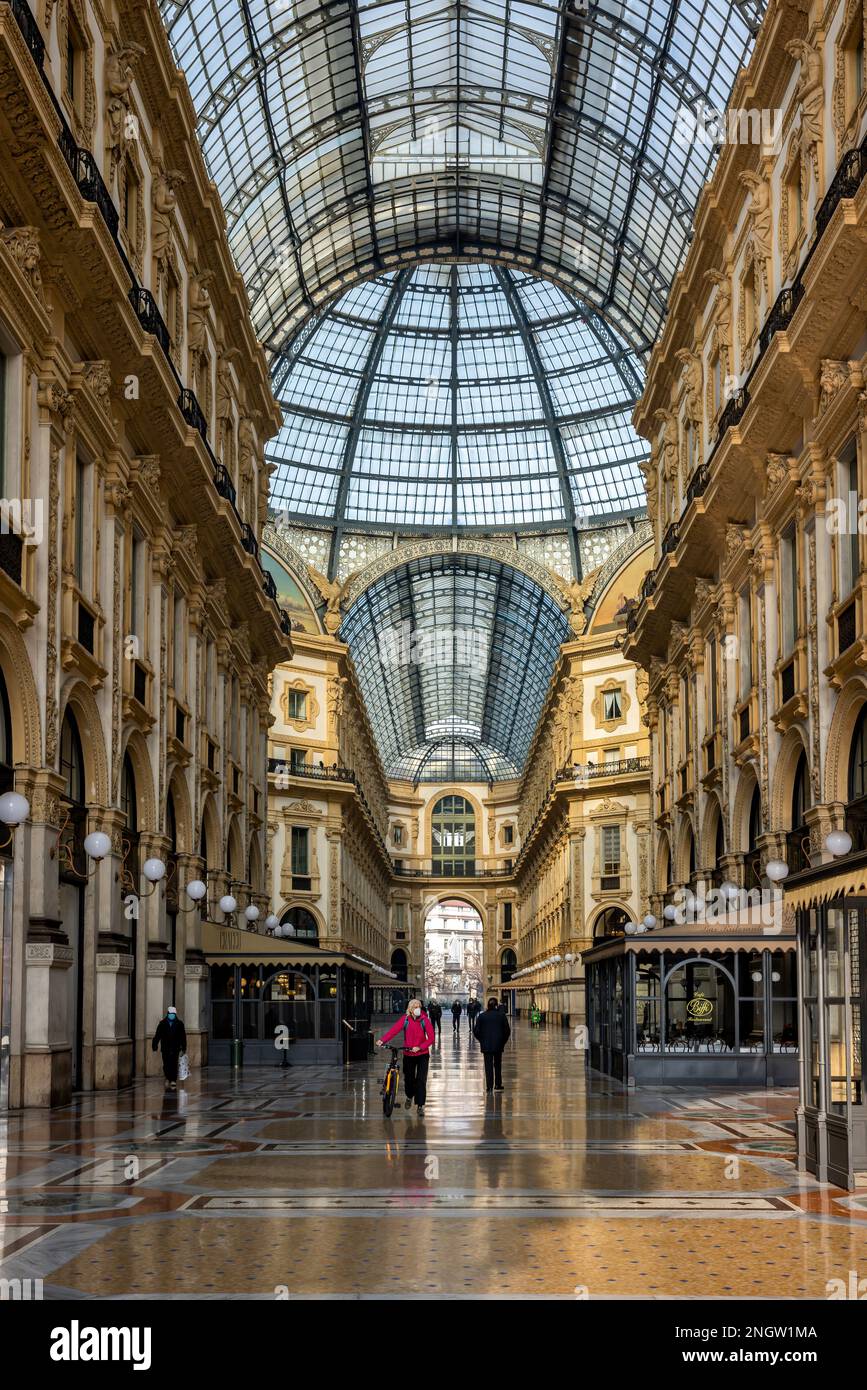 Galleria Vittorio Emanuele II, Milan, Italy Stock Photo - Alamy