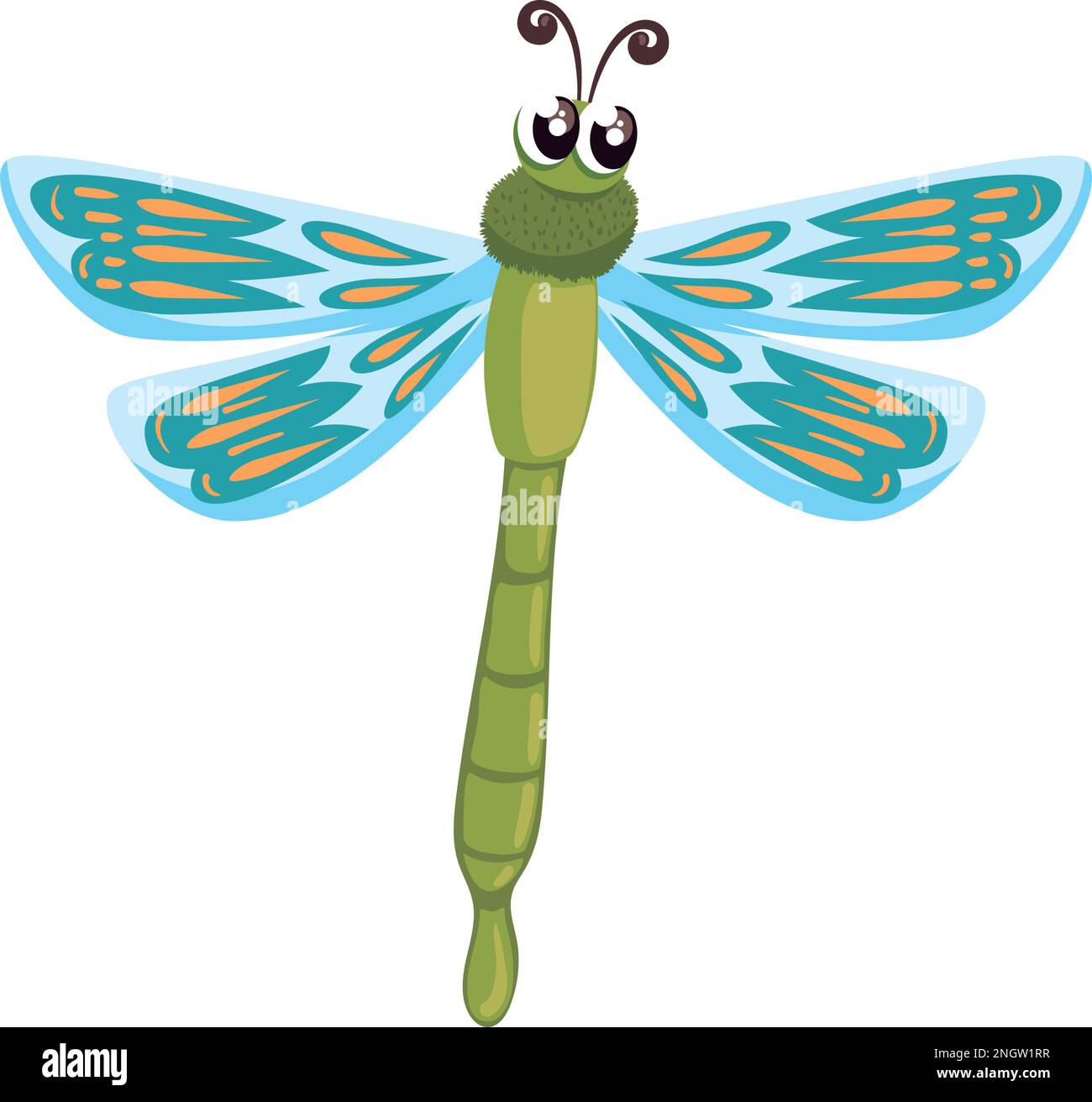 cute dragonfly insect animal Stock Vector Image & Art - Alamy