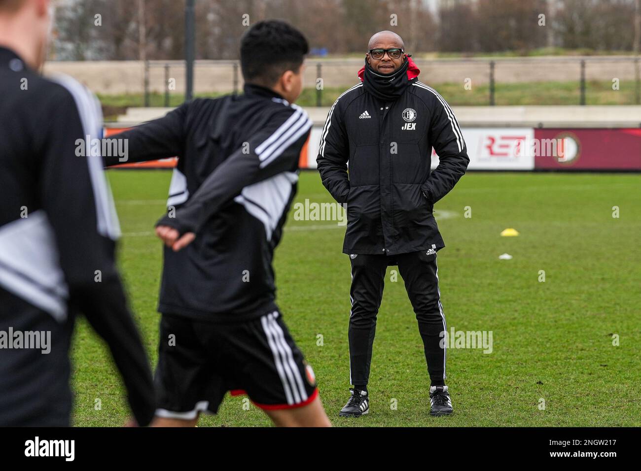 Rotterdam - Feyenoord O21 assistent-trainer Brian Pinas during the ...
