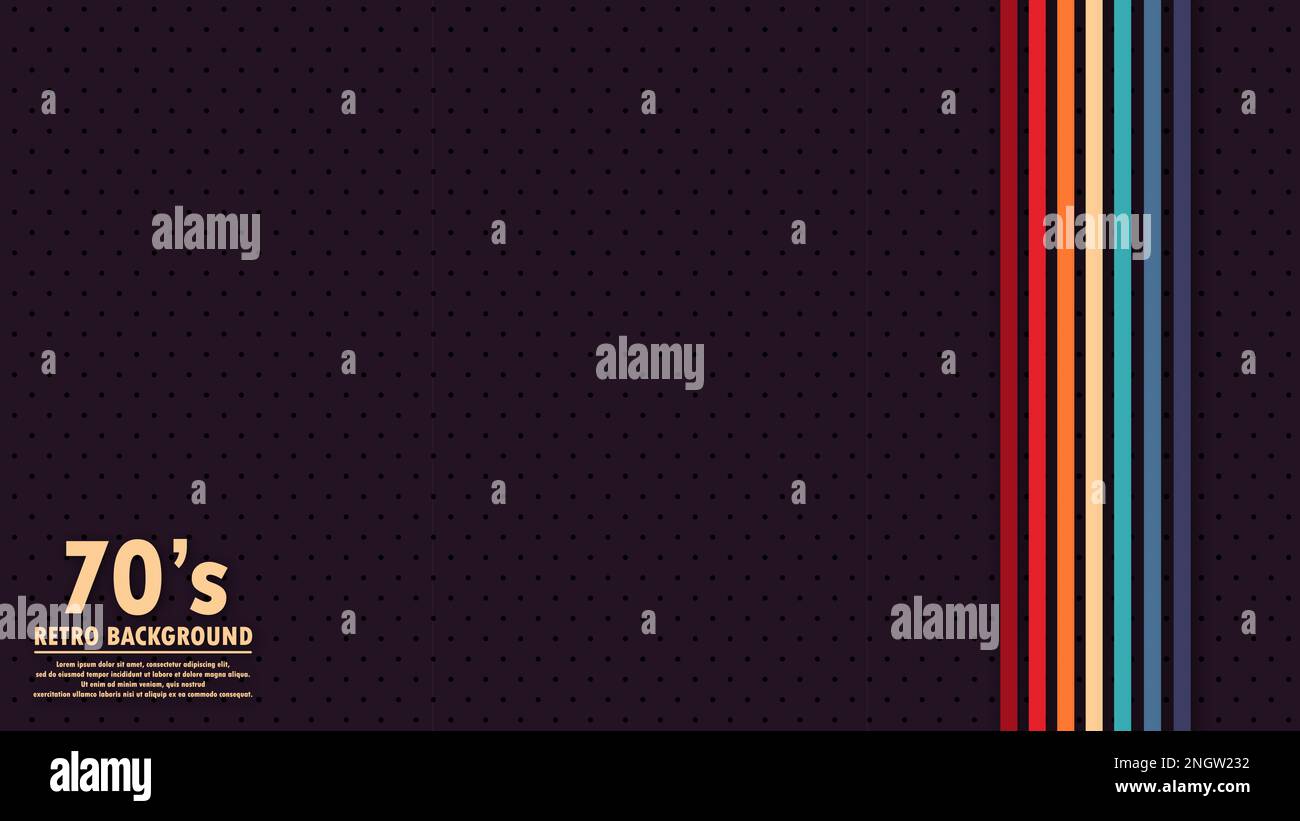 Realistic design in futuristic retro design 1970 style. Abstract ...