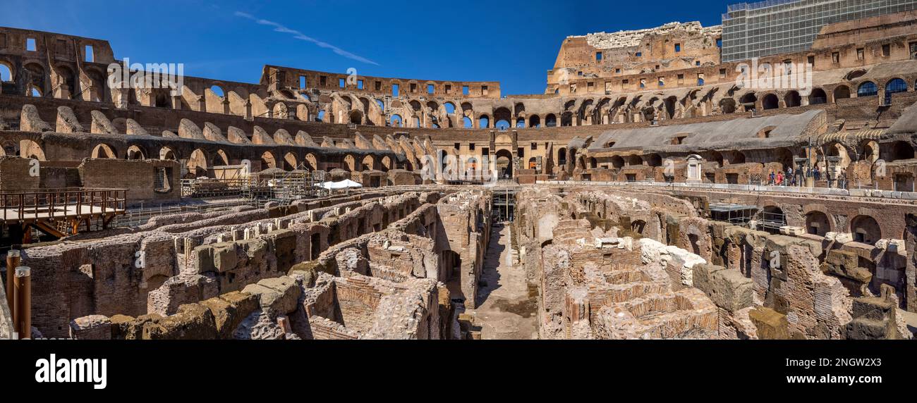 Interior of Coliseum, Rome, Italy Stock Photo - Alamy