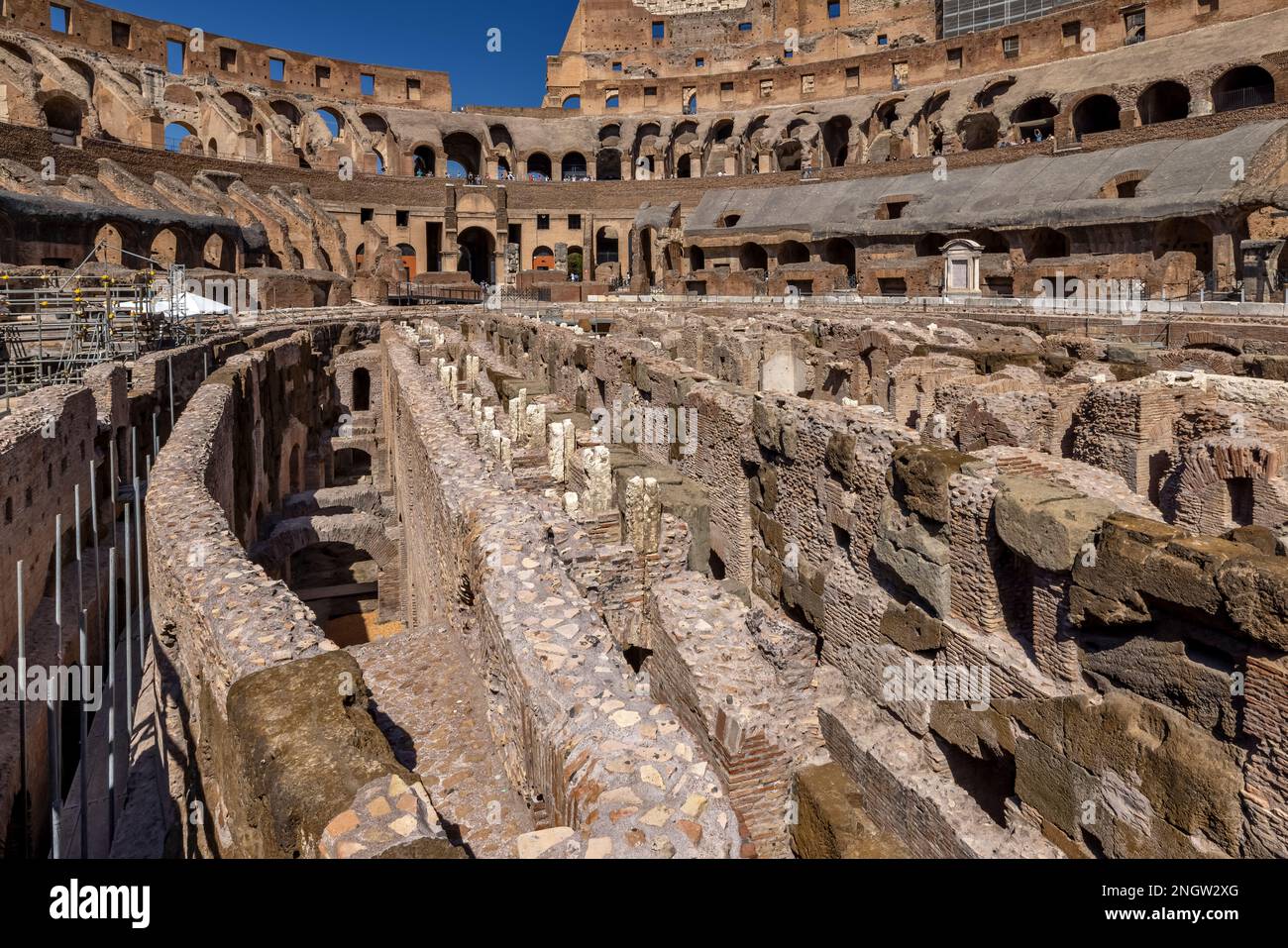 Interior of Coliseum, Rome, Italy Stock Photo - Alamy