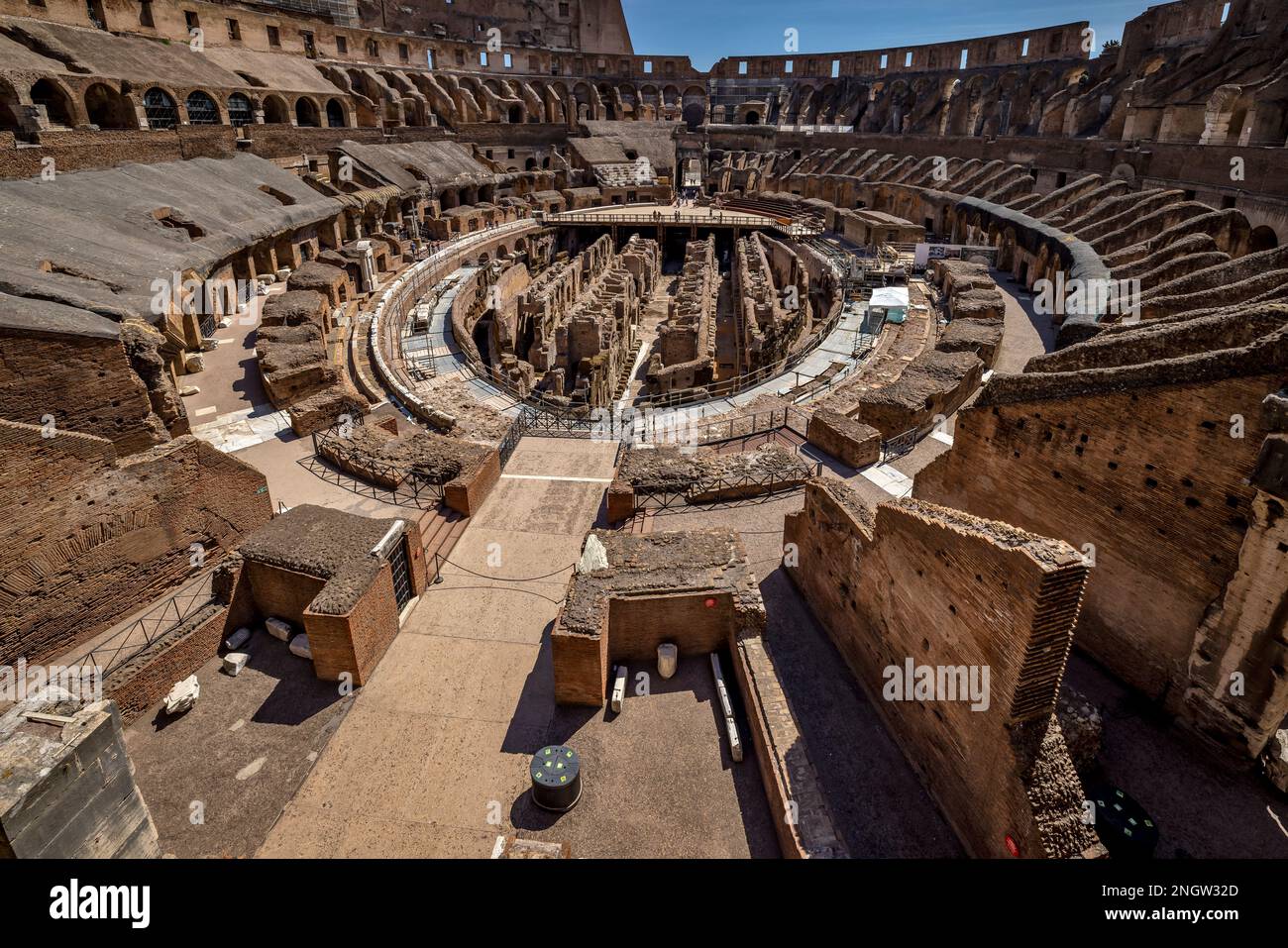 Interior of Coliseum, Rome, Italy Stock Photo - Alamy