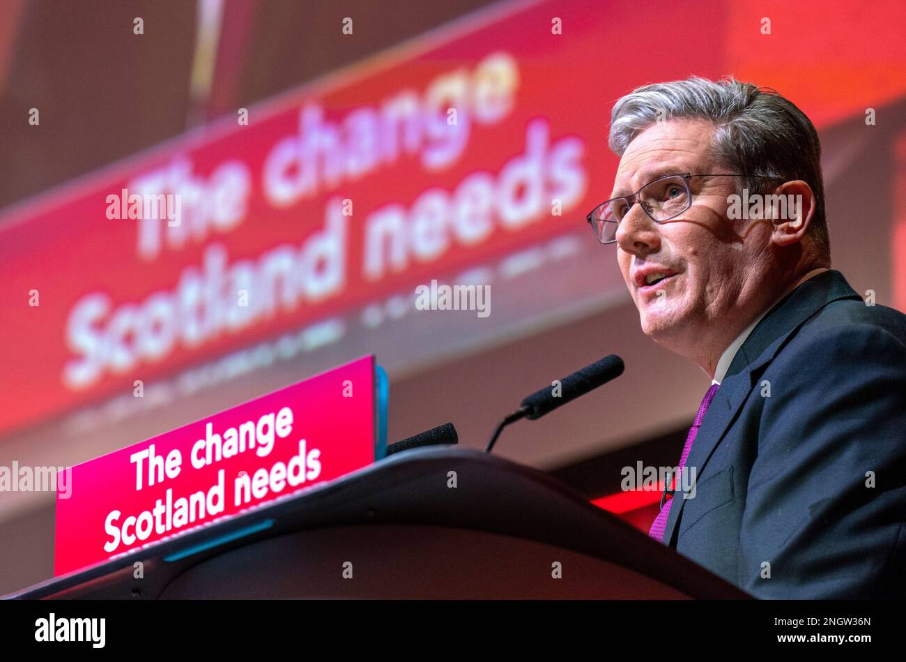 Labour party leader Sir Keir Starmer speaking on the third day of the ...