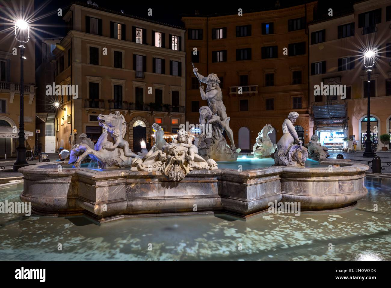 Piazza navona fountains hi-res stock photography and images - Alamy