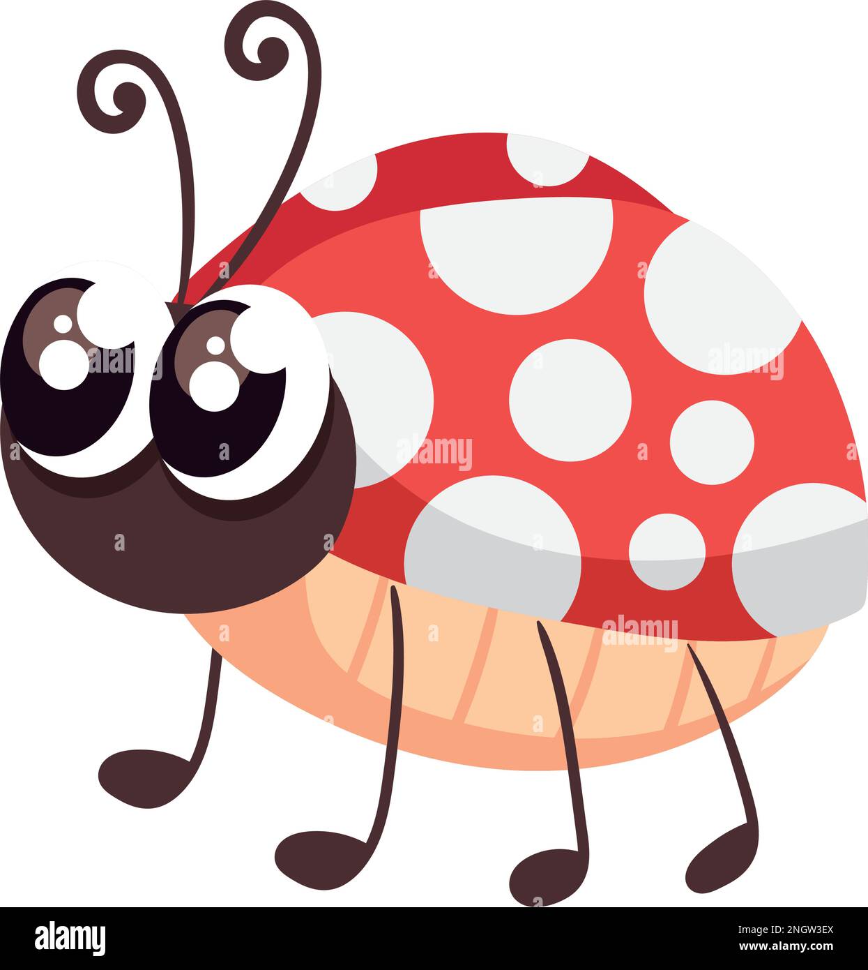 cute ladybug insect Stock Vector Image & Art - Alamy