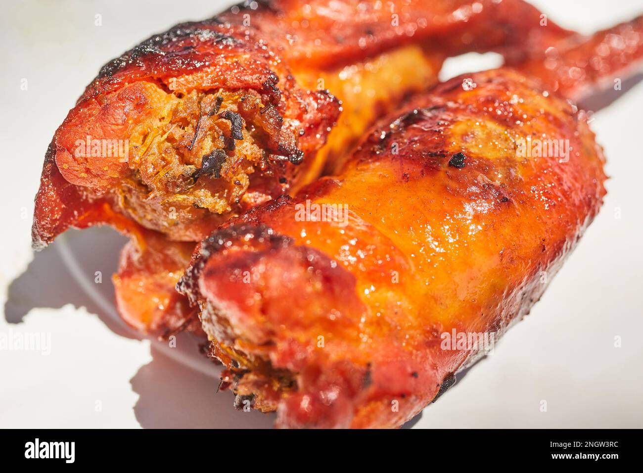 Stuffed chicken wings, a popular dish at the Outdoor Asian Market, FDR ...