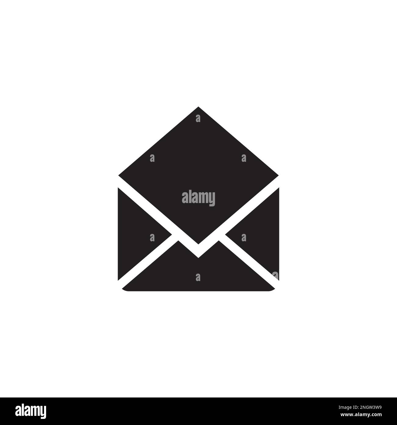 Envelope icon vector, email or incoming message. Mail icon vector for ...