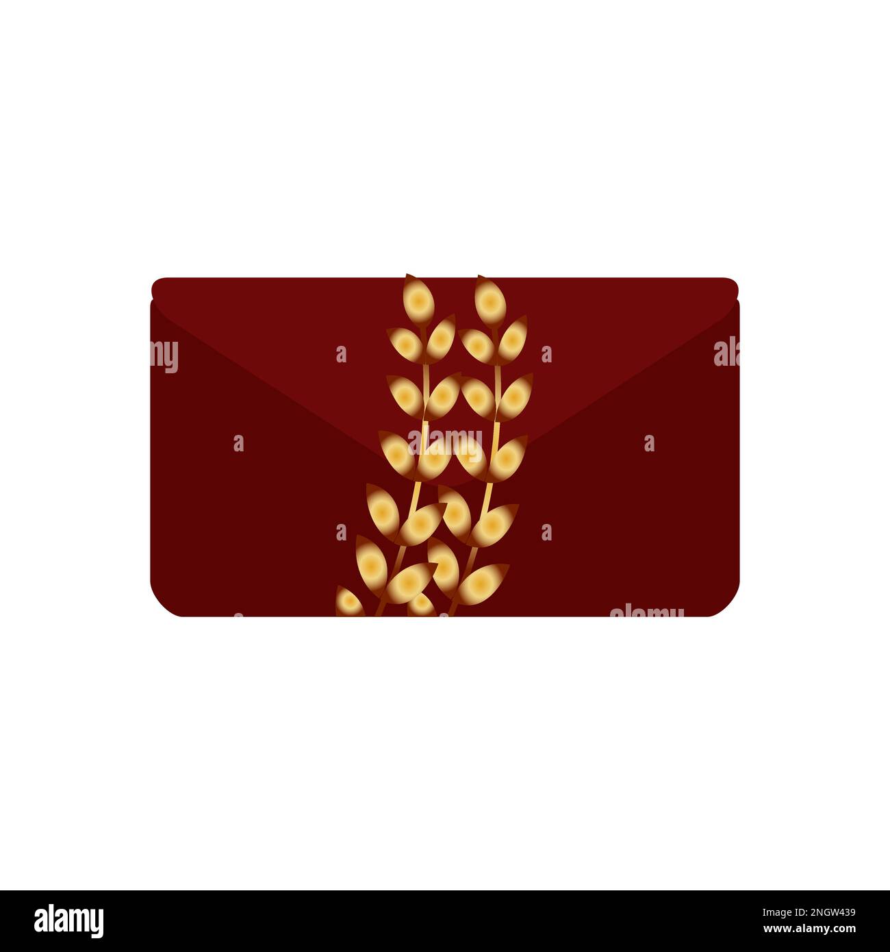 Letter envelope with paper document vector illustration. Closed, open ...