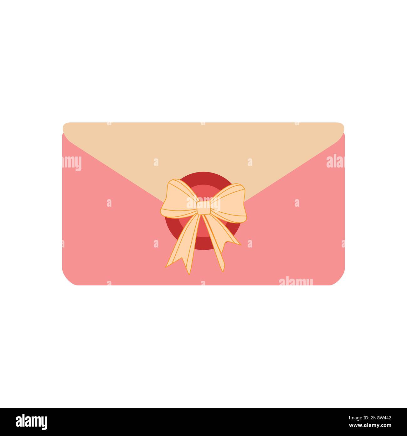 Letter envelope with paper document vector illustration. Closed, open ...