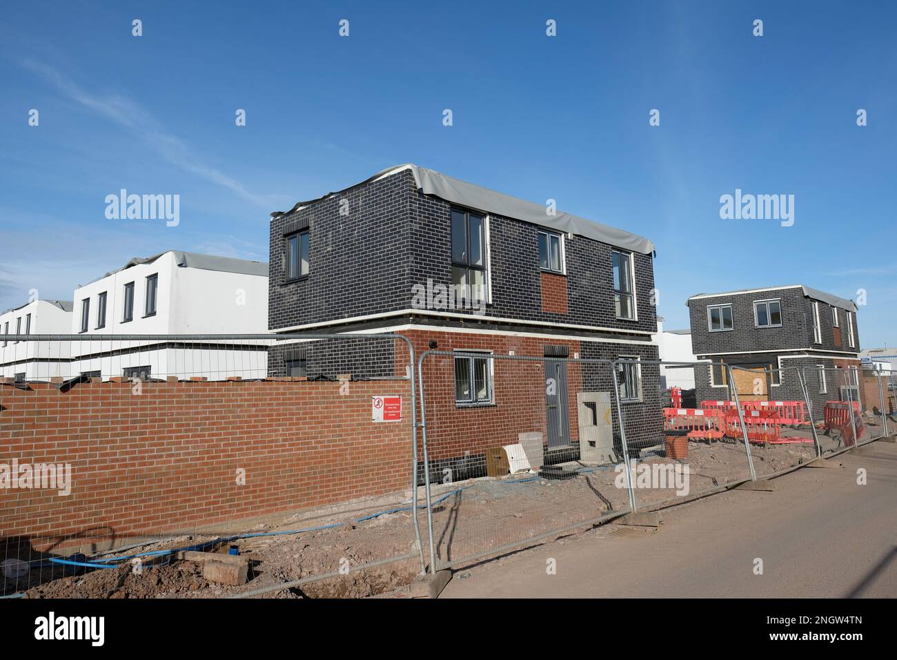 New modular housing construction site of low cost housing by Ilke Homes ... New modular housing construction site of low cost housing by Ilke Homes ...