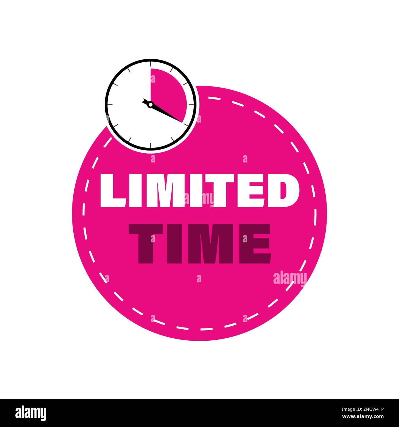 Limited time sale button Stock Vector Images - Alamy