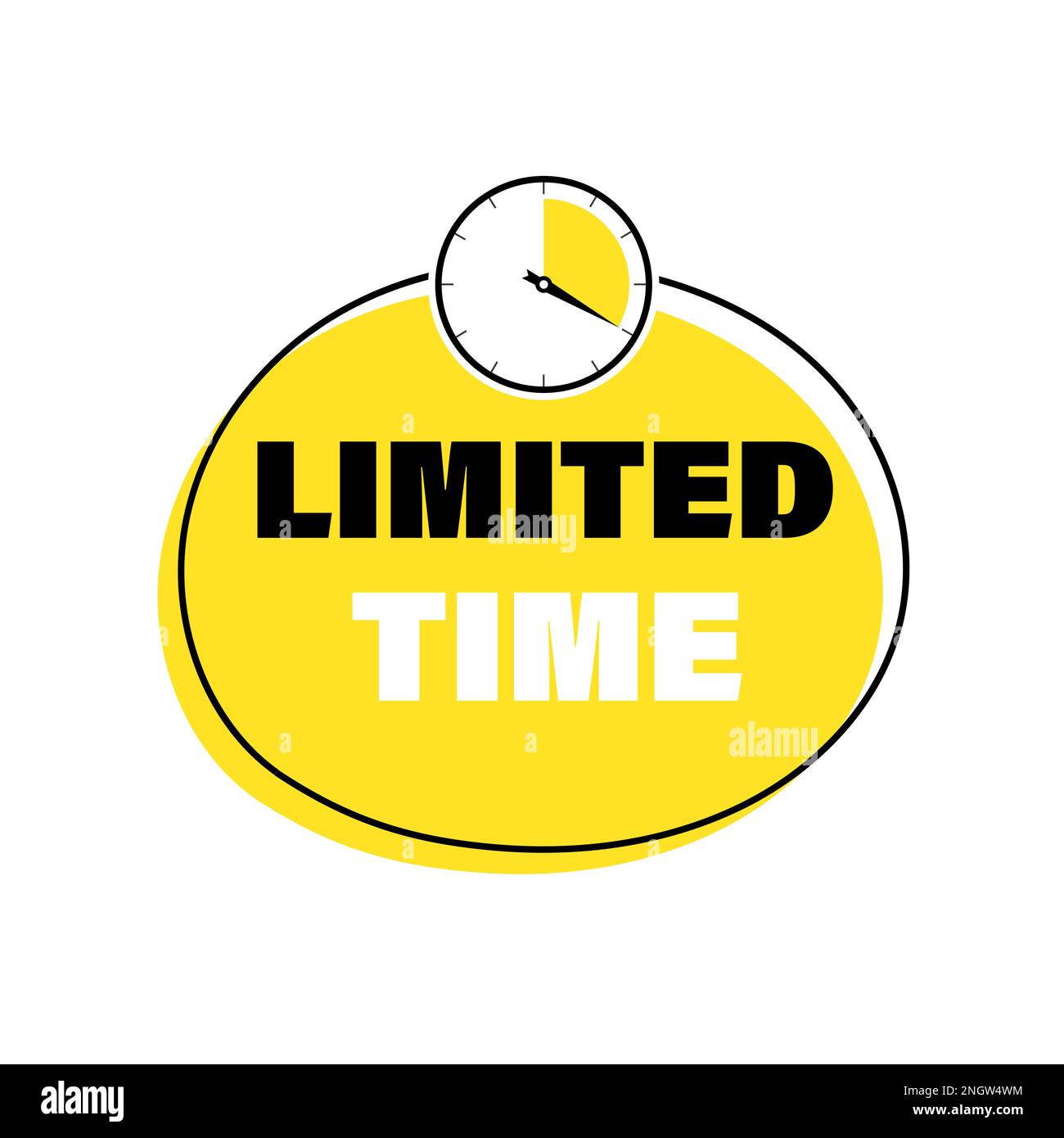 Limited time sale button Stock Vector Images - Alamy