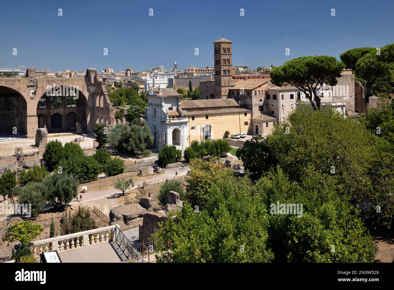 Basilica di Santa Francesca Romana Stock Photo - Alamy