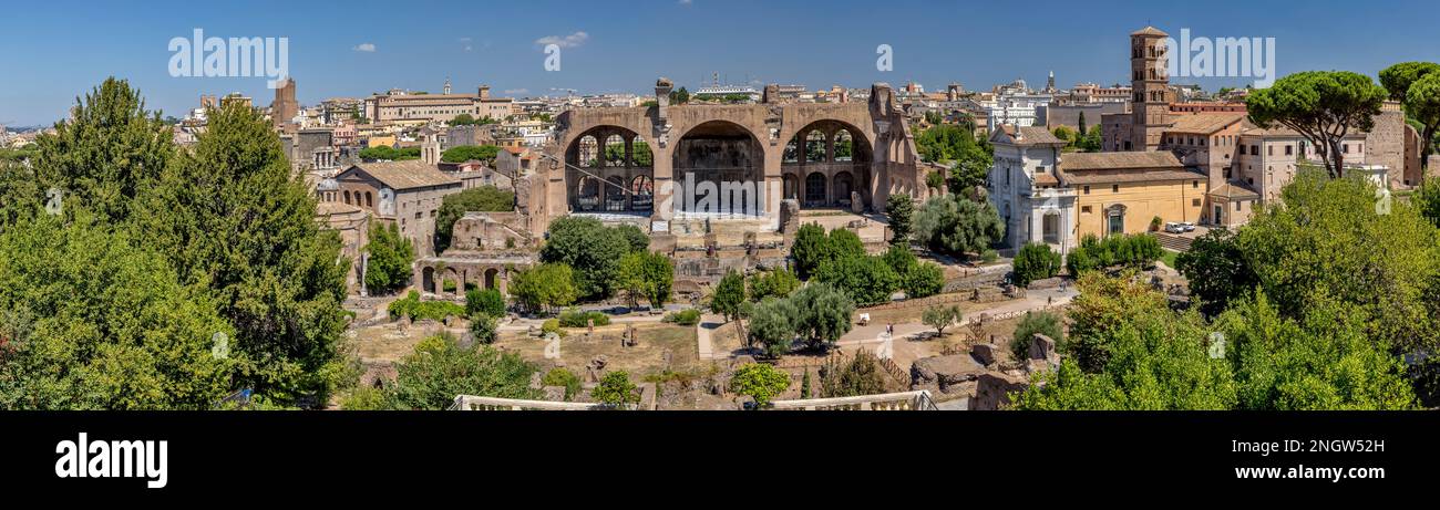 Basilica of maxentius rome hi-res stock photography and images - Alamy