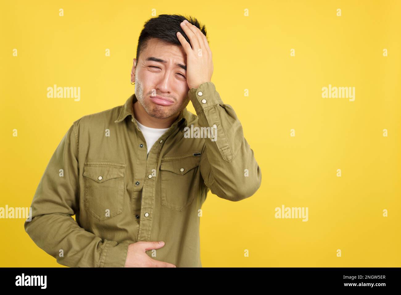 Discomfort uncomfortable human face hi-res stock photography and images ...