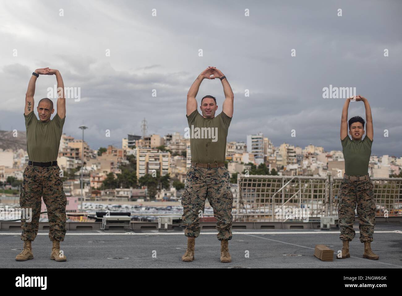 U.S. Marine Corps Maj. Joshua Ramirez, left, 1st Lt. Kristopher ...