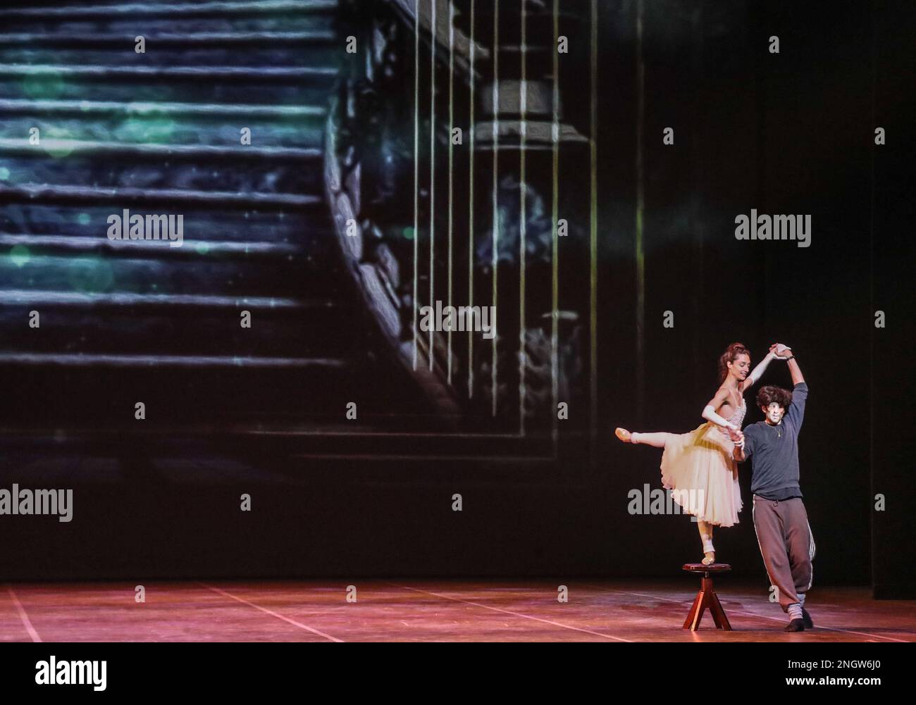 London UK 19 Feb 2023 Cinderella ,Dorothy Gilbert and Audric Bezard ...